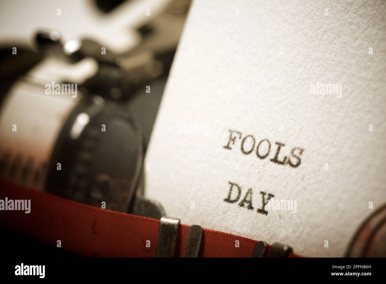 Text fools day paper hi-res stock photography and images - Alamy