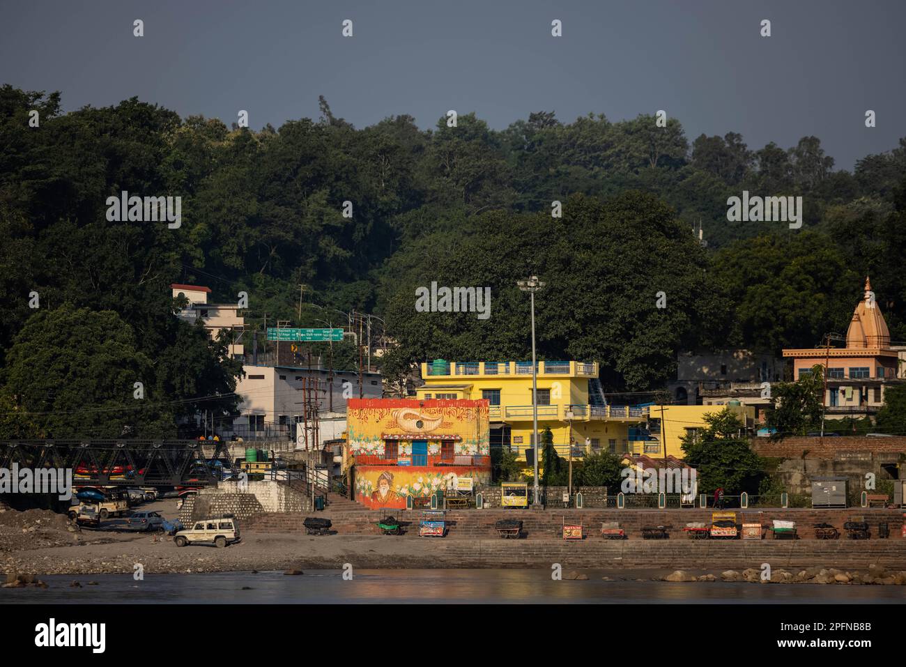 Rishikesh, Uttarakhand, India - October 2022: Building Architecture ...