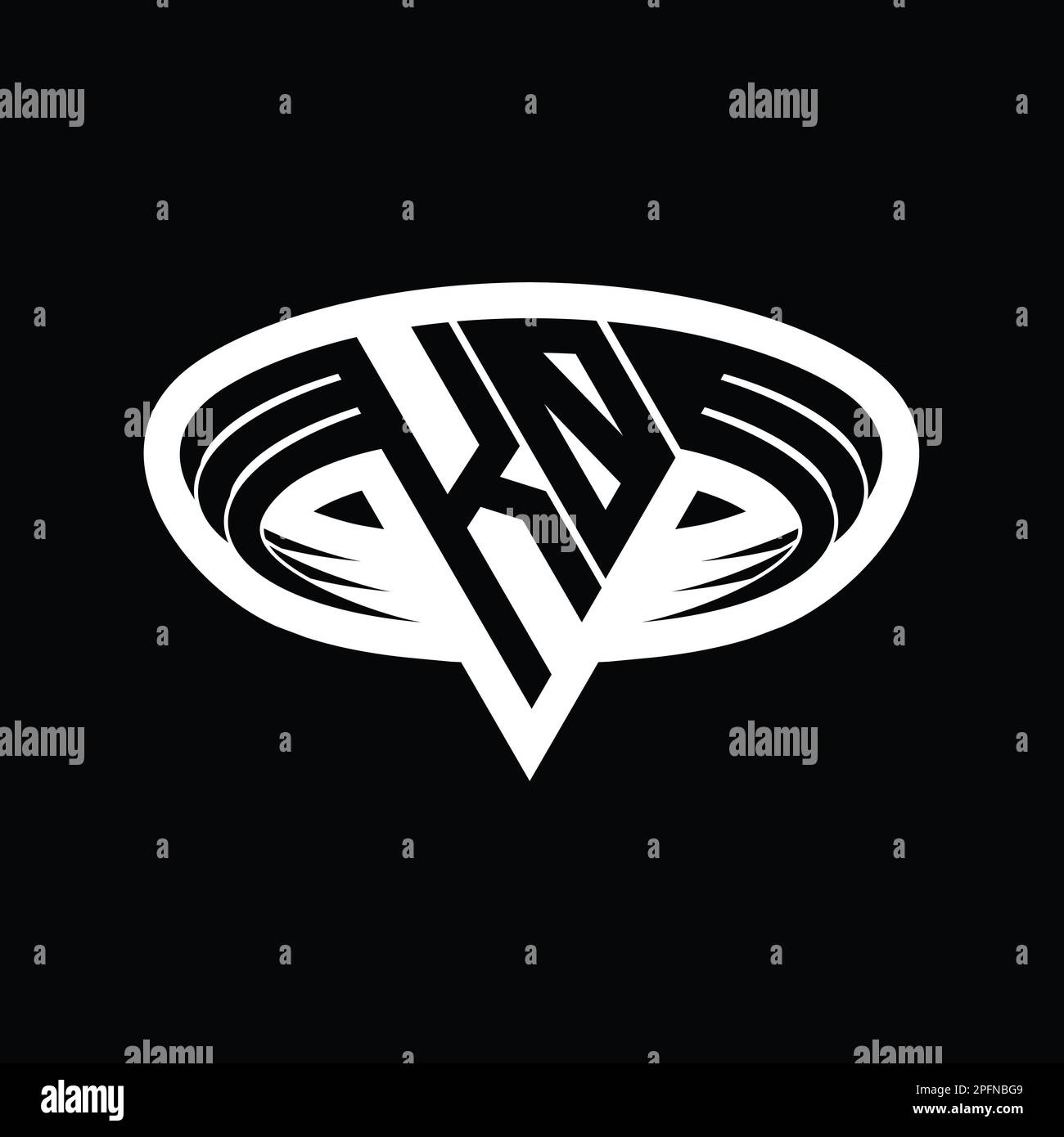 KO Logo monogram letter with triangle shape slice isolated outline ...