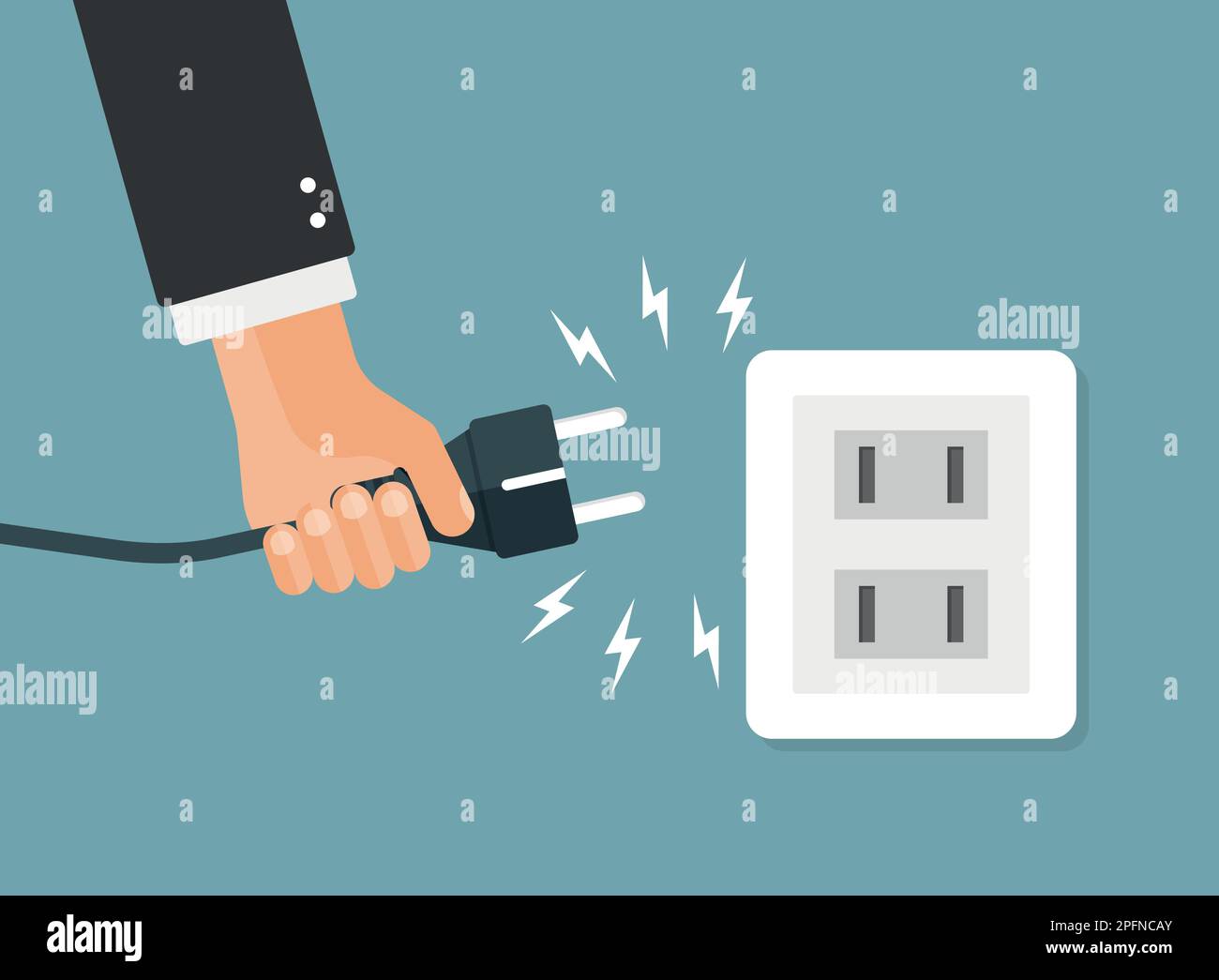 Electrical safety concept Stock Vector Images - Alamy