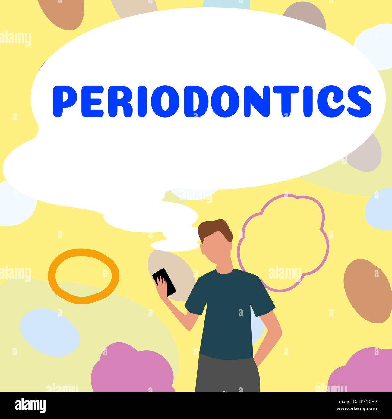 Hand writing sign Periodontics. Business approach a branch of dentistry ...