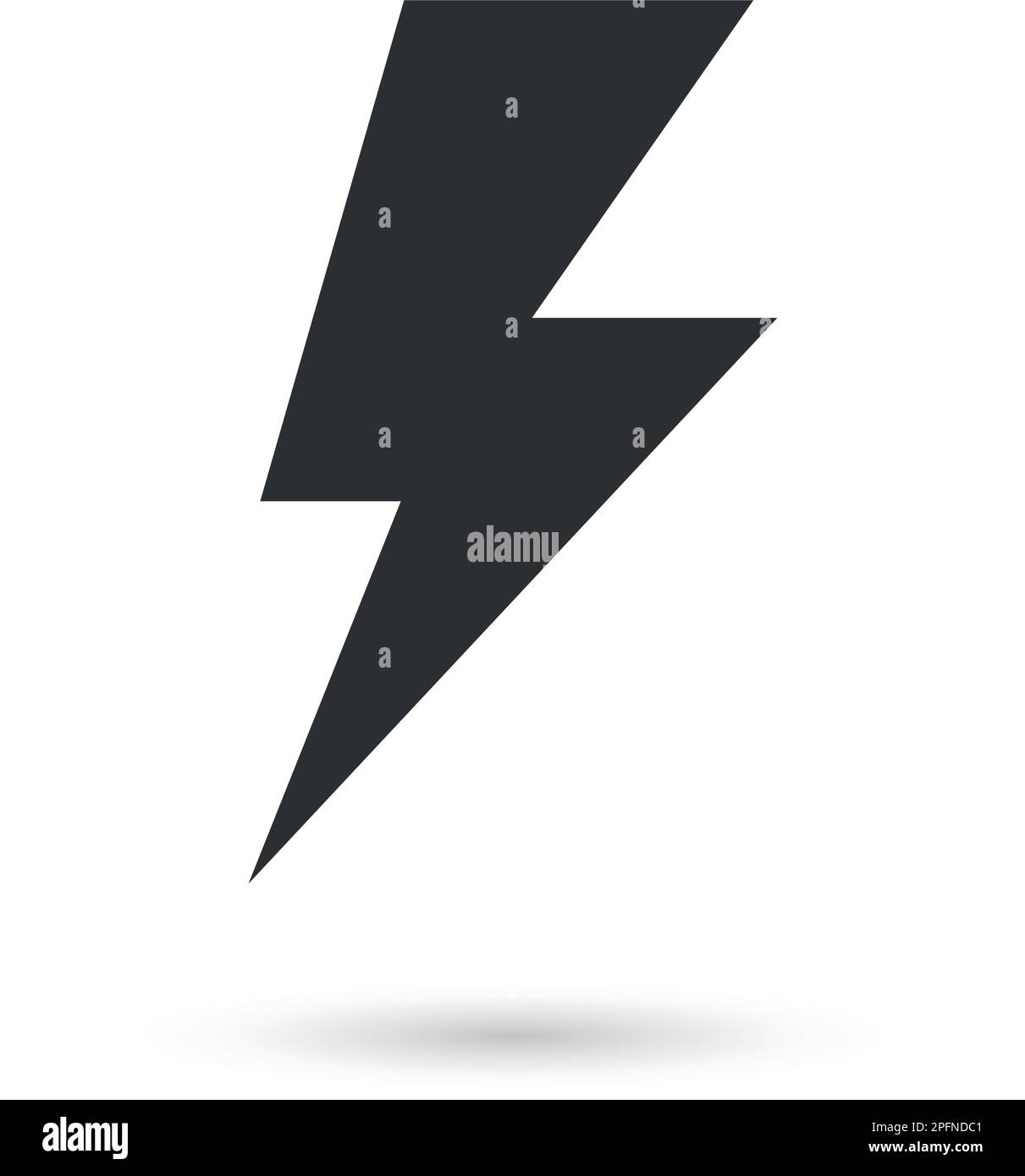 Lightning power icon in flat style. Energy symbol vector illustration ... Lightning power icon in flat style. Energy symbol vector illustration ...