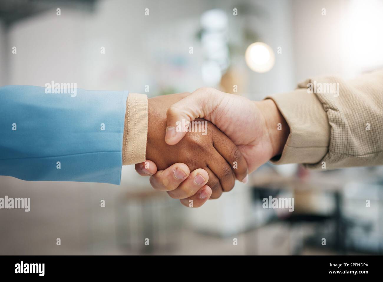 Business people, handshake and partnership in collaboration for trust ...