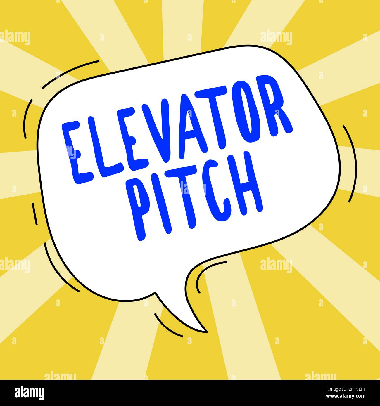 Inspiration showing sign Elevator Pitch. Conceptual photo A persuasive ...