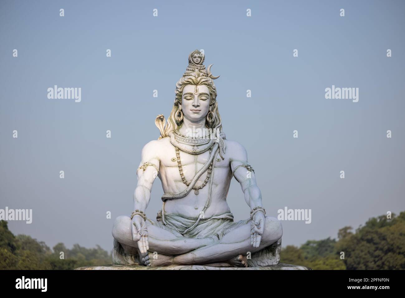 Lord Shiva, Handmade statue of lord shiv with plain background near ...