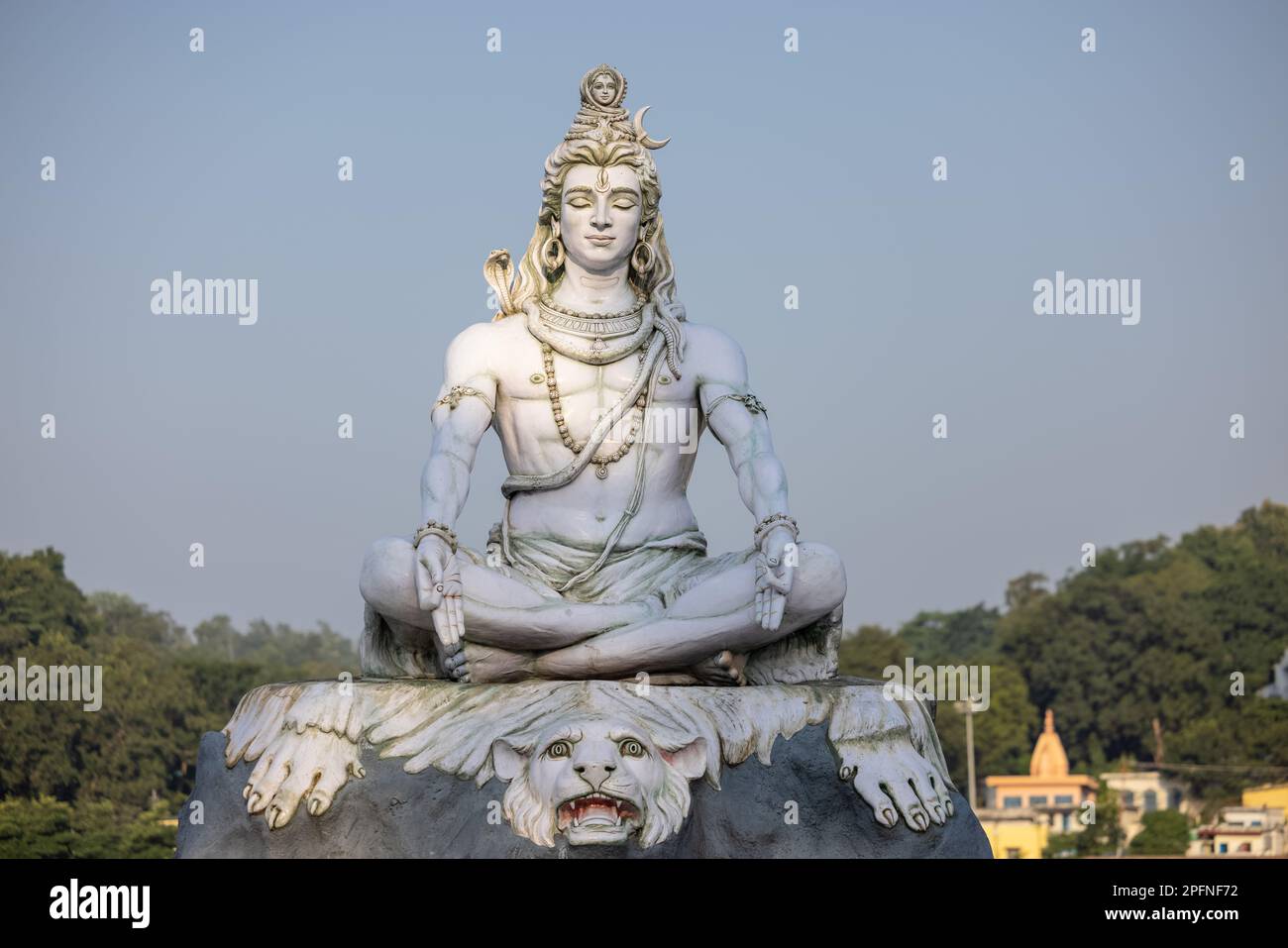 Lord Shiva, Handmade statue of lord shiv with plain background near ...