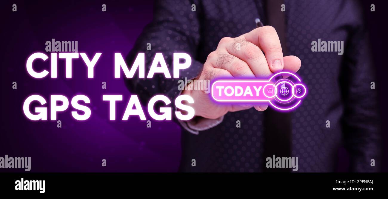 Inspiration showing sign City Map Gps Tags. Word Written on global ...