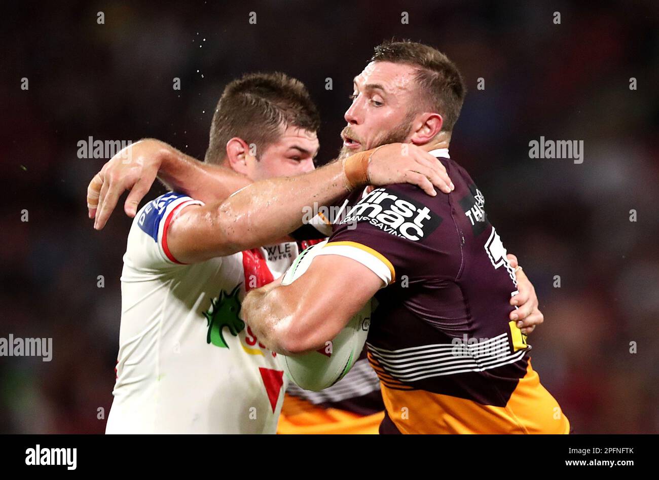 Kurt Capewell of the Broncos in action during the NRL Round 3 match ...
