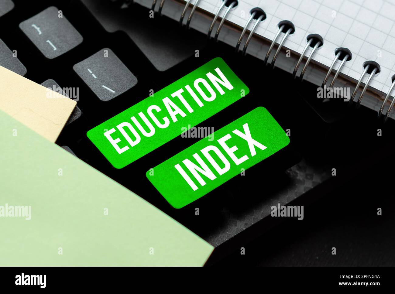 Conceptual display Education Index. Conceptual photo aiming to meet ...