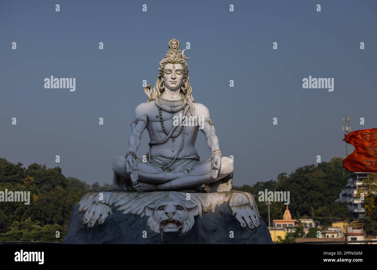 Lord Shiva, Handmade statue of lord shiv with plain background near ...