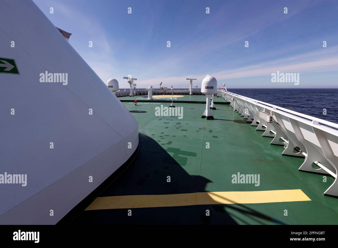 On the Hondius ship Stock Photo - Alamy