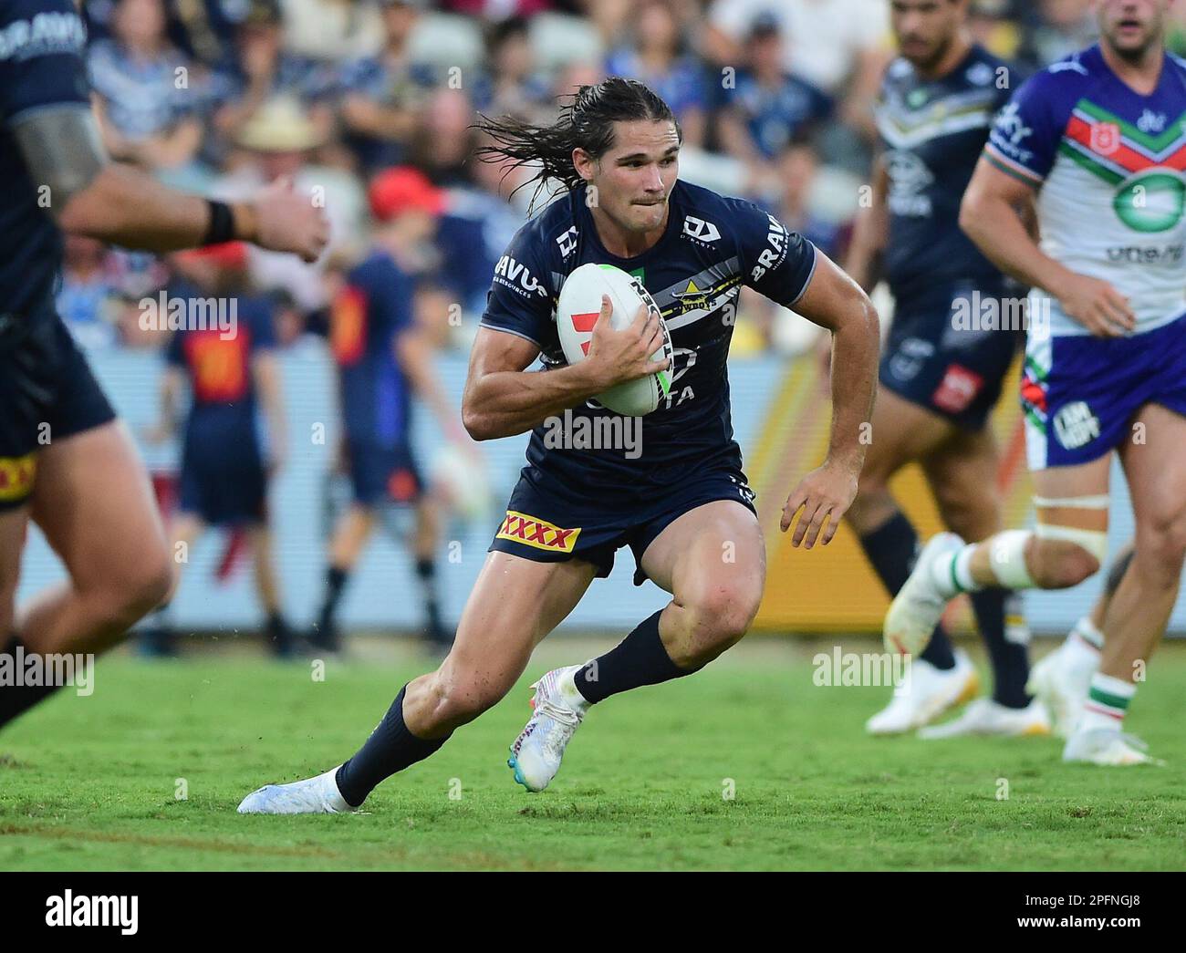 Tom Chester of the Cowboys during the NRL Round 3 match between the ...