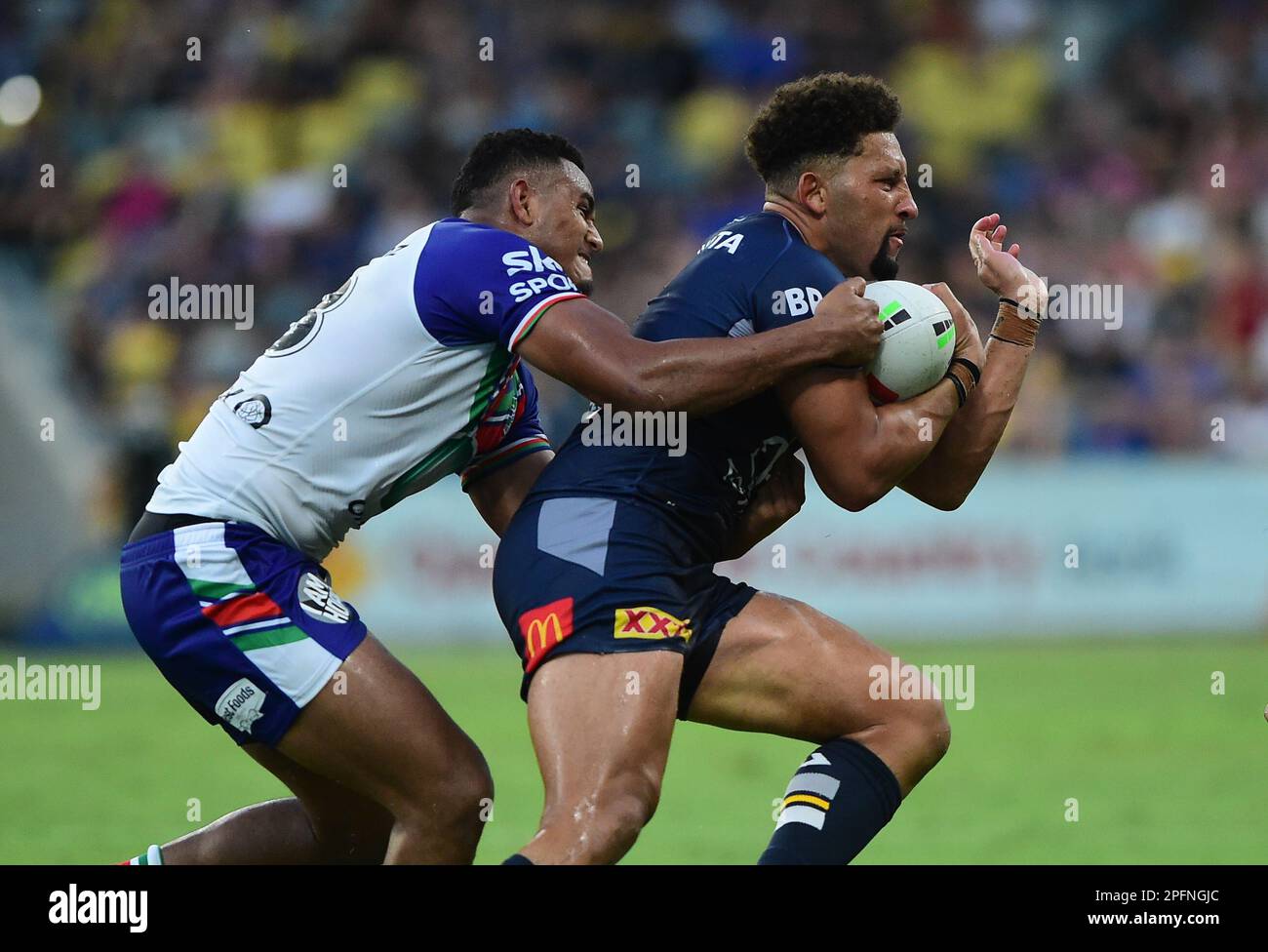Gehamat Shibasaki of the Cowboys during the NRL Round 3 match between ...