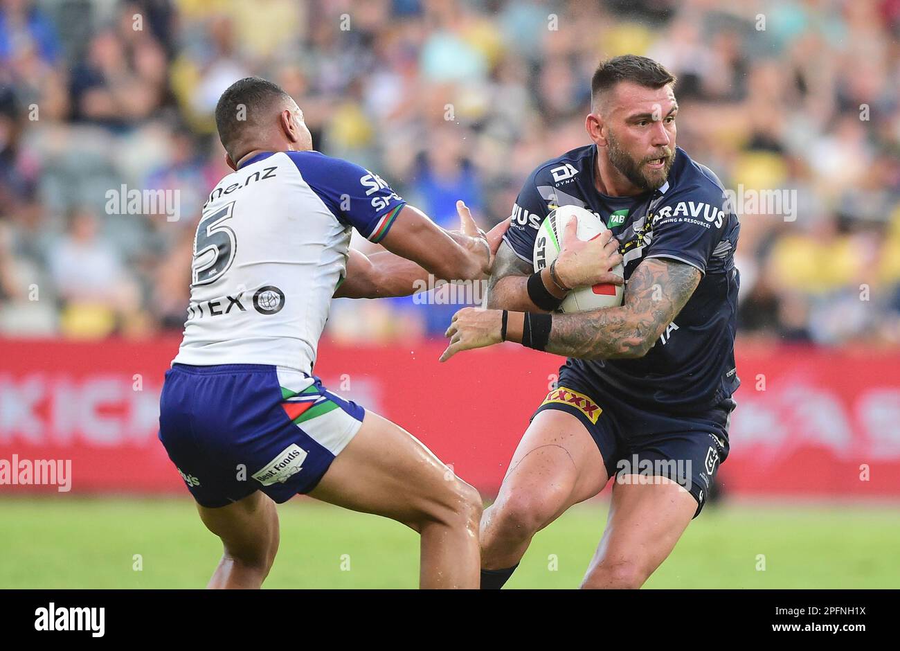 Kyle Feldt of the Cowboys during the NRL Round 3 match between the ...