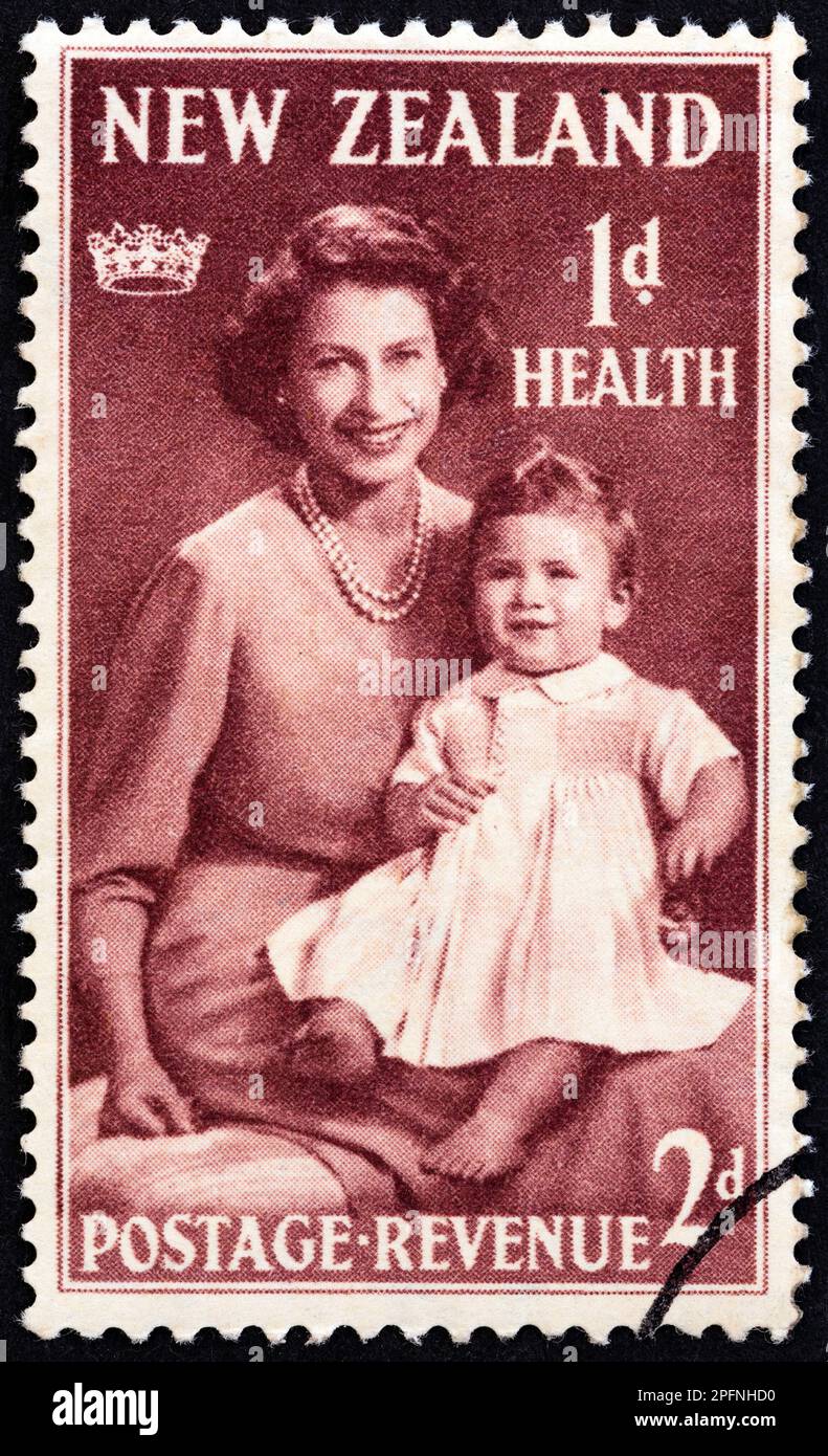 NEW ZEALAND - CIRCA 1950: A stamp printed in New Zealand from the ...