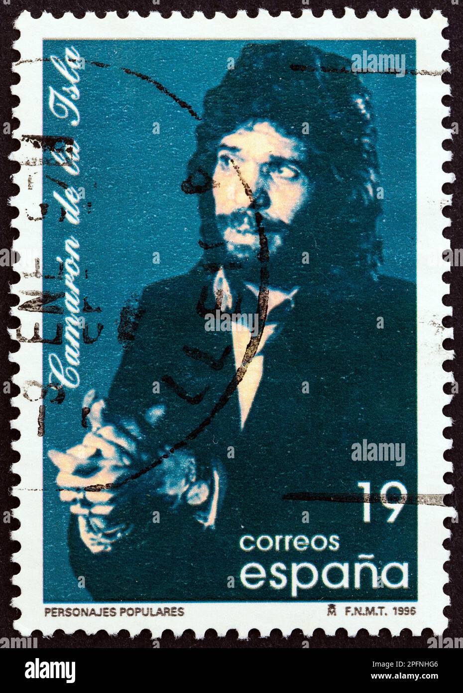 SPAIN - CIRCA 1996: A stamp printed in Spain shows Jose Monge Cruz ...