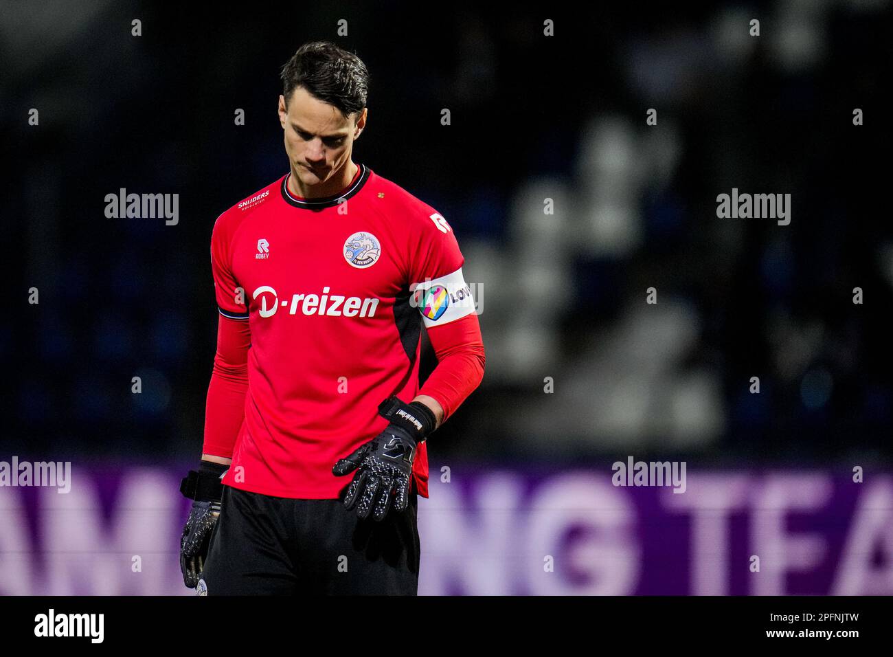 DEN BOSCH, NETHERLANDS - MARCH 17: Wouter van der Steen of FC Den Bosch ...