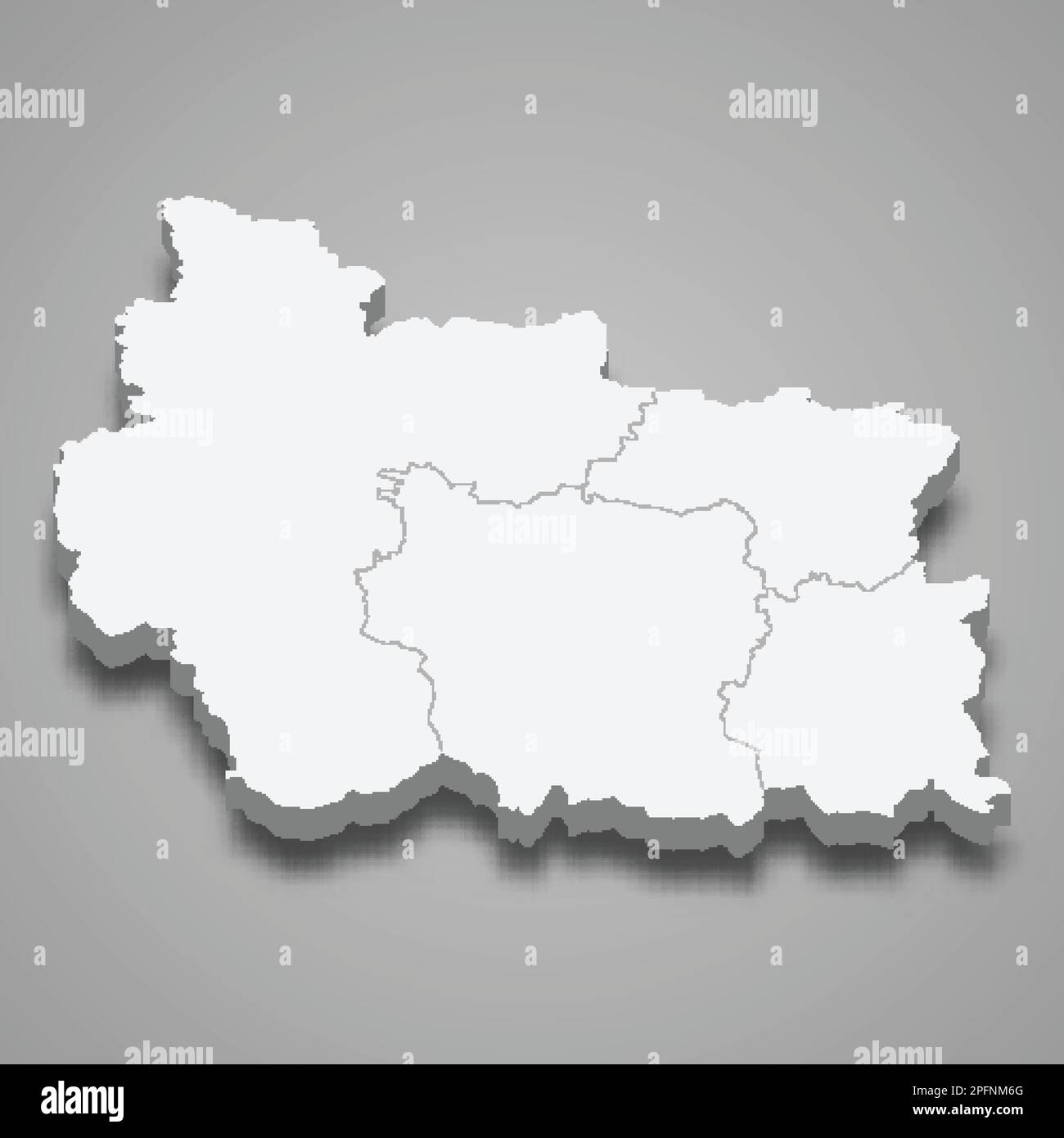 Gabrovo province map hi-res stock photography and images - Alamy