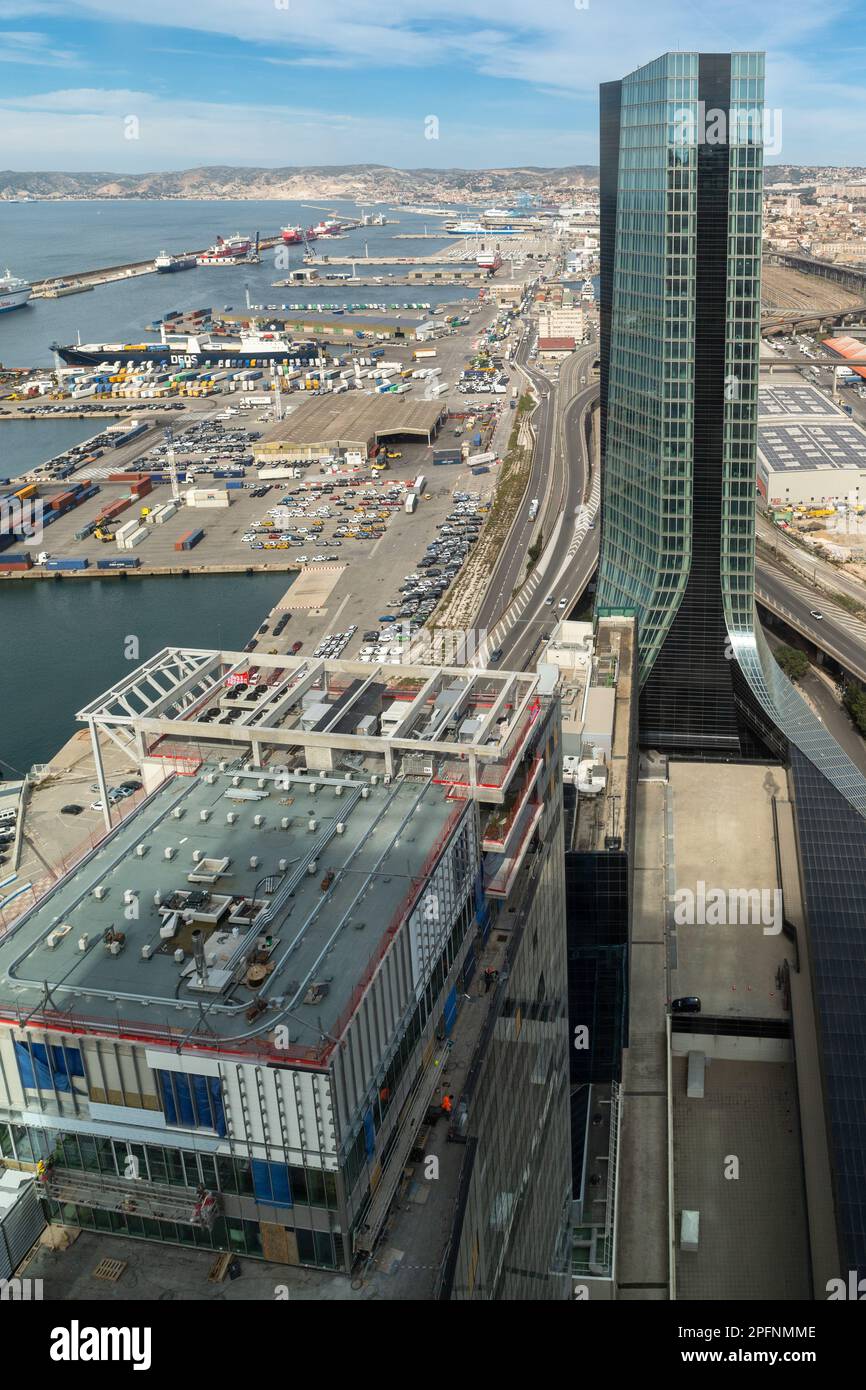 Marseille, France. 17th Mar, 2023. (EDITOR'S NOTE : Image taken with a ...