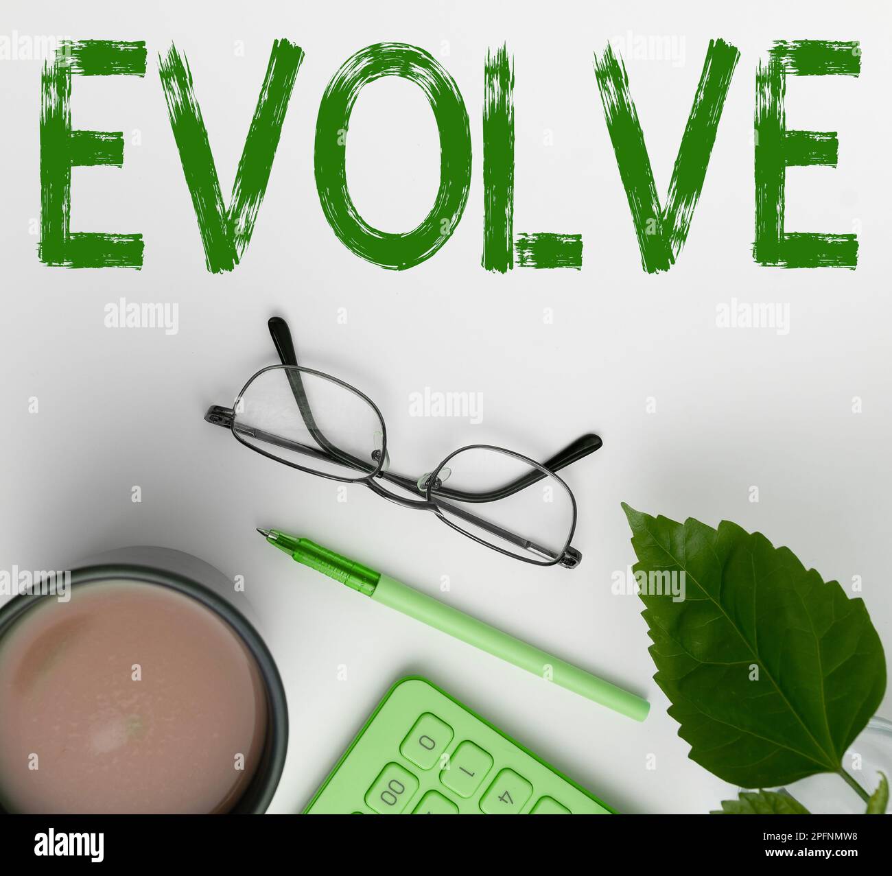 Text showing inspiration Evolve. Business approach develop gradually ...