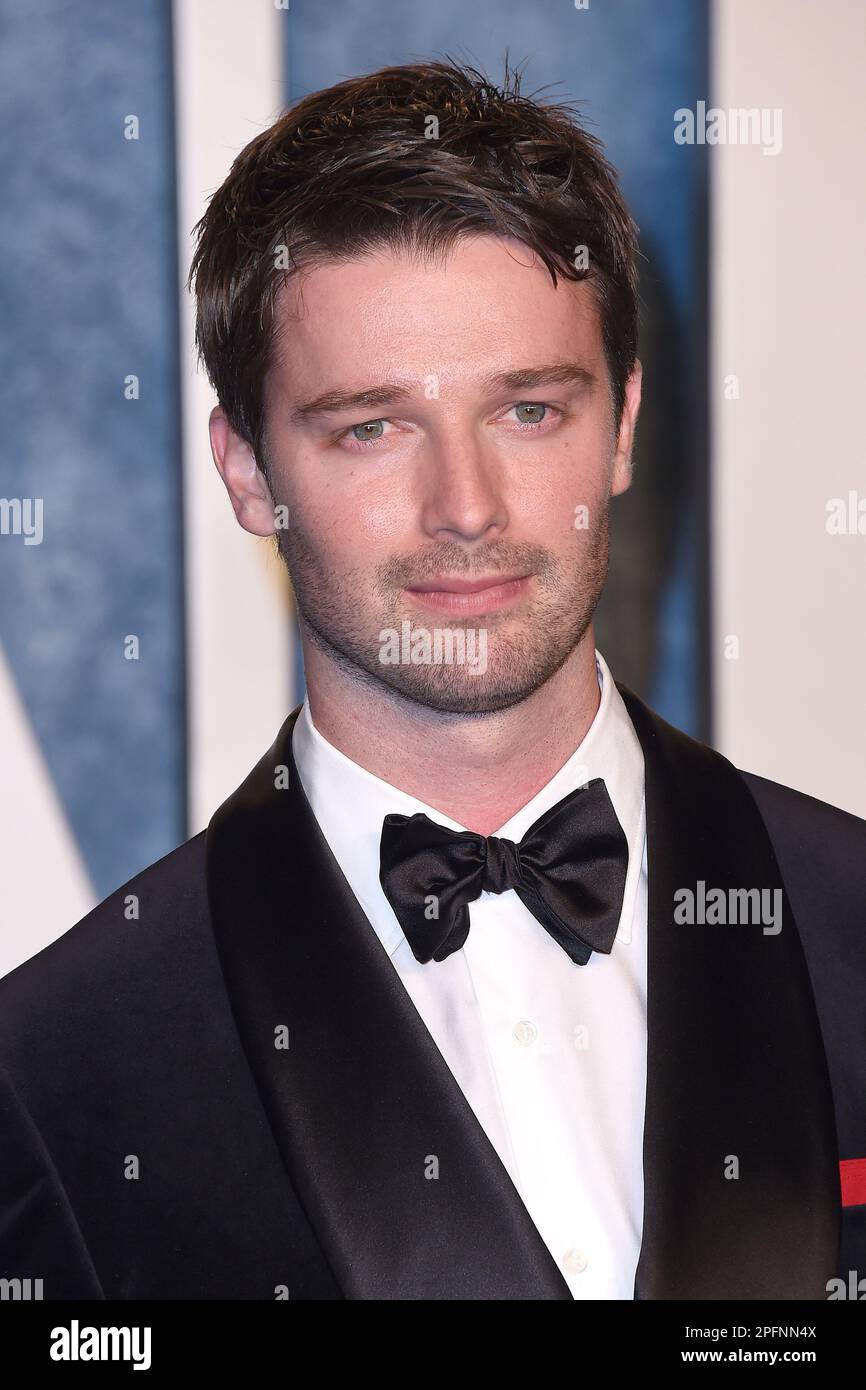 LOS ANGELES - MAR 12: Patrick Schwarzenegger at the 2023 Vanity Fair ...