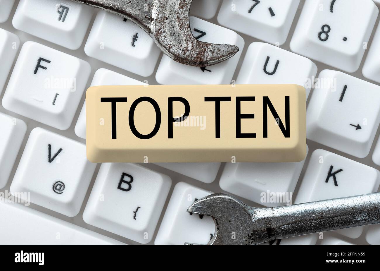 Text showing inspiration Top Ten. Business idea the ten most popular ...