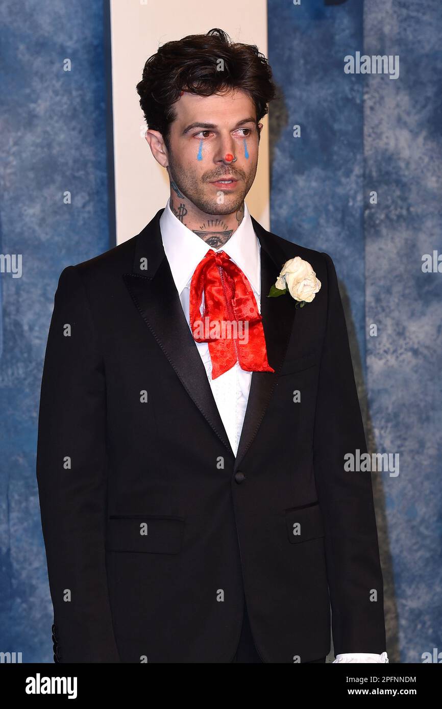 LOS ANGELES - MAR 12: Jesse Rutherford at the 2023 Vanity Fair Oscar ...