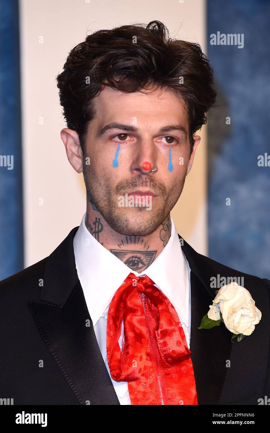 LOS ANGELES - MAR 12: Jesse Rutherford at the 2023 Vanity Fair Oscar ...