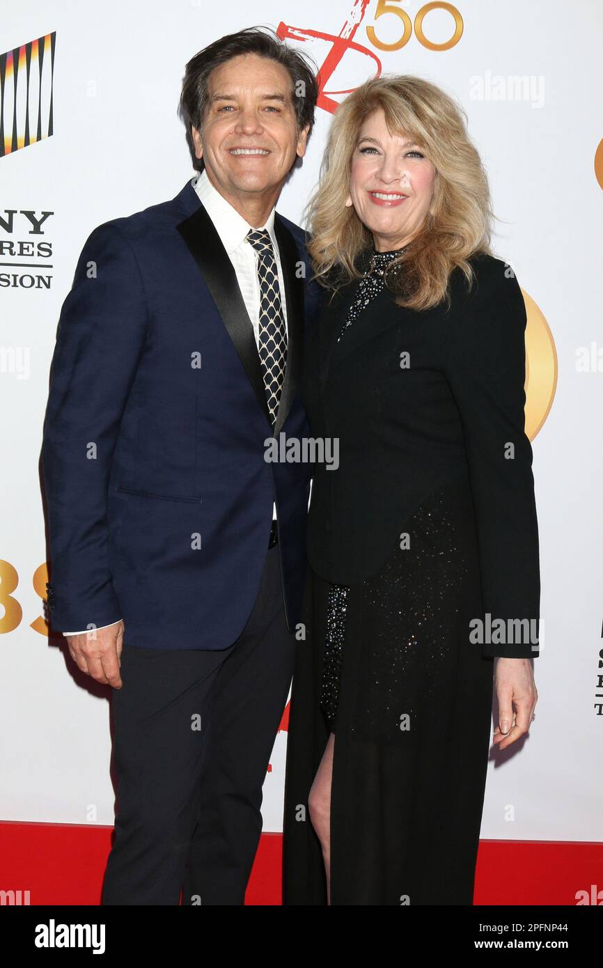 LOS ANGELES - MAR 17: Michael Damian, Janeen Damian at the 50th ...