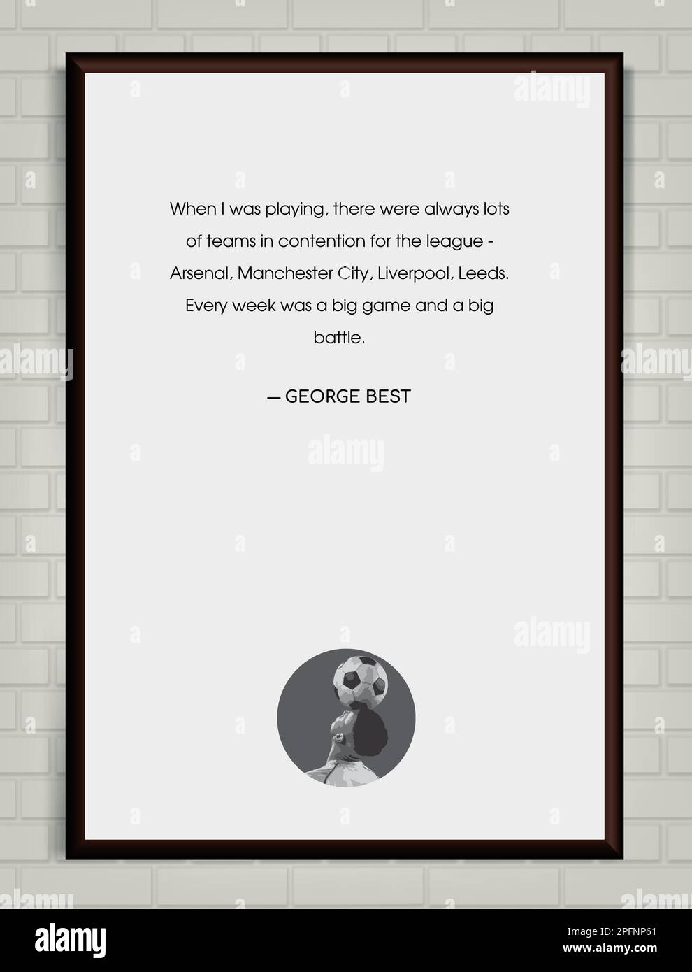 George best vector Stock Vector Images - Alamy