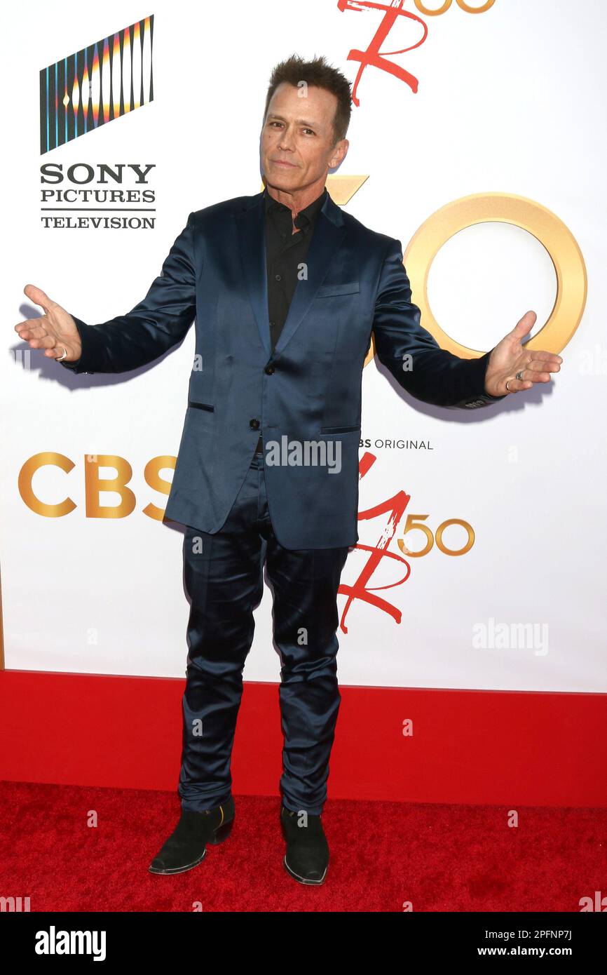 LOS ANGELES - MAR 17: Scott Reeves at the 50th Anniversary of The Young ...