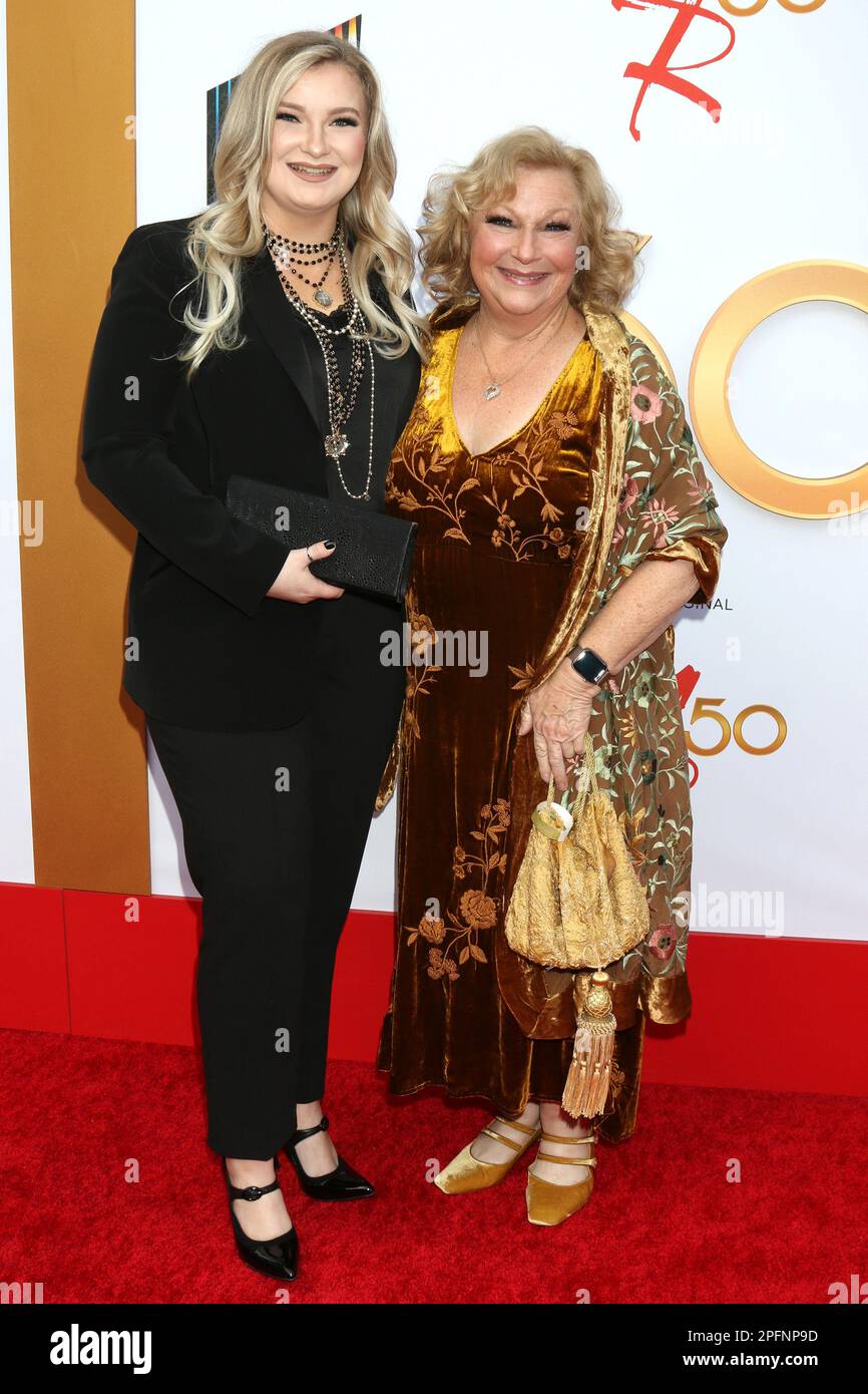 LOS ANGELES - MAR 17: Emelia Louise Banninger, Beth Maitland at the ...