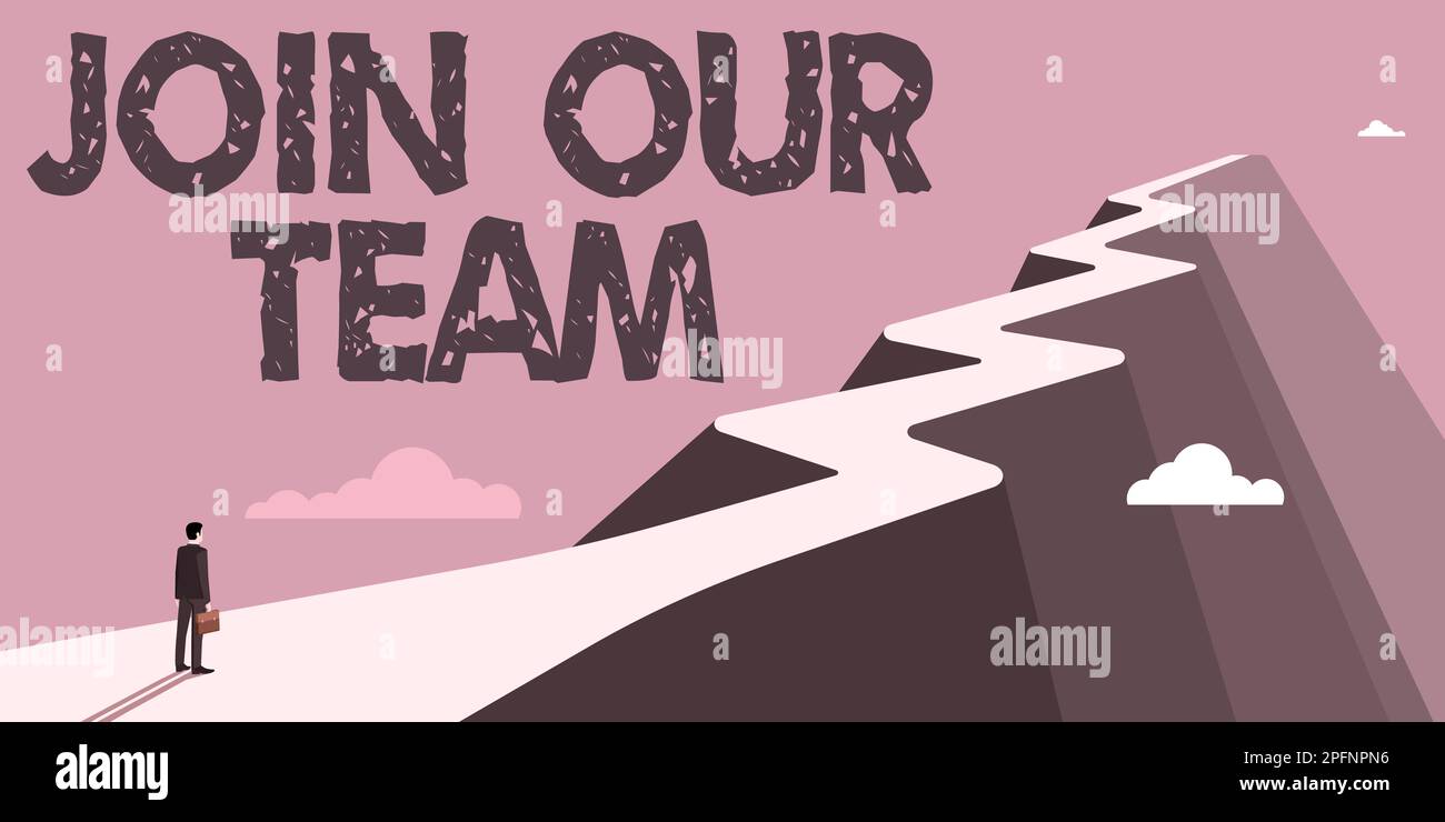 Inspiration showing sign Join Our Team. Business approach Allied ...