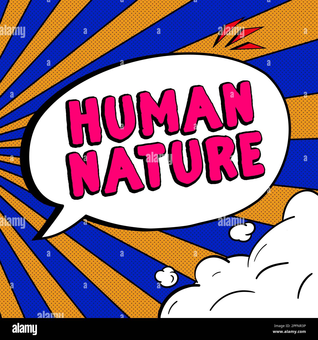 Text sign showing Human Nature. Business overview psychological ...