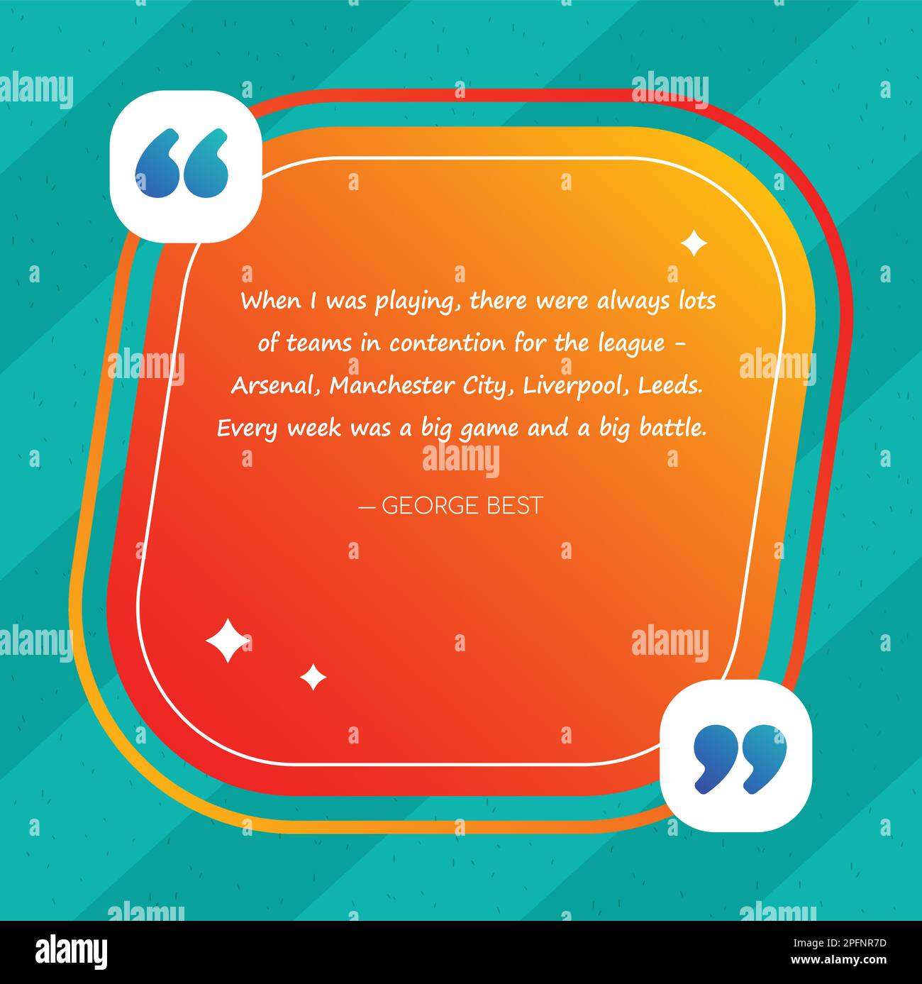 George best vector hi-res stock photography and images - Alamy