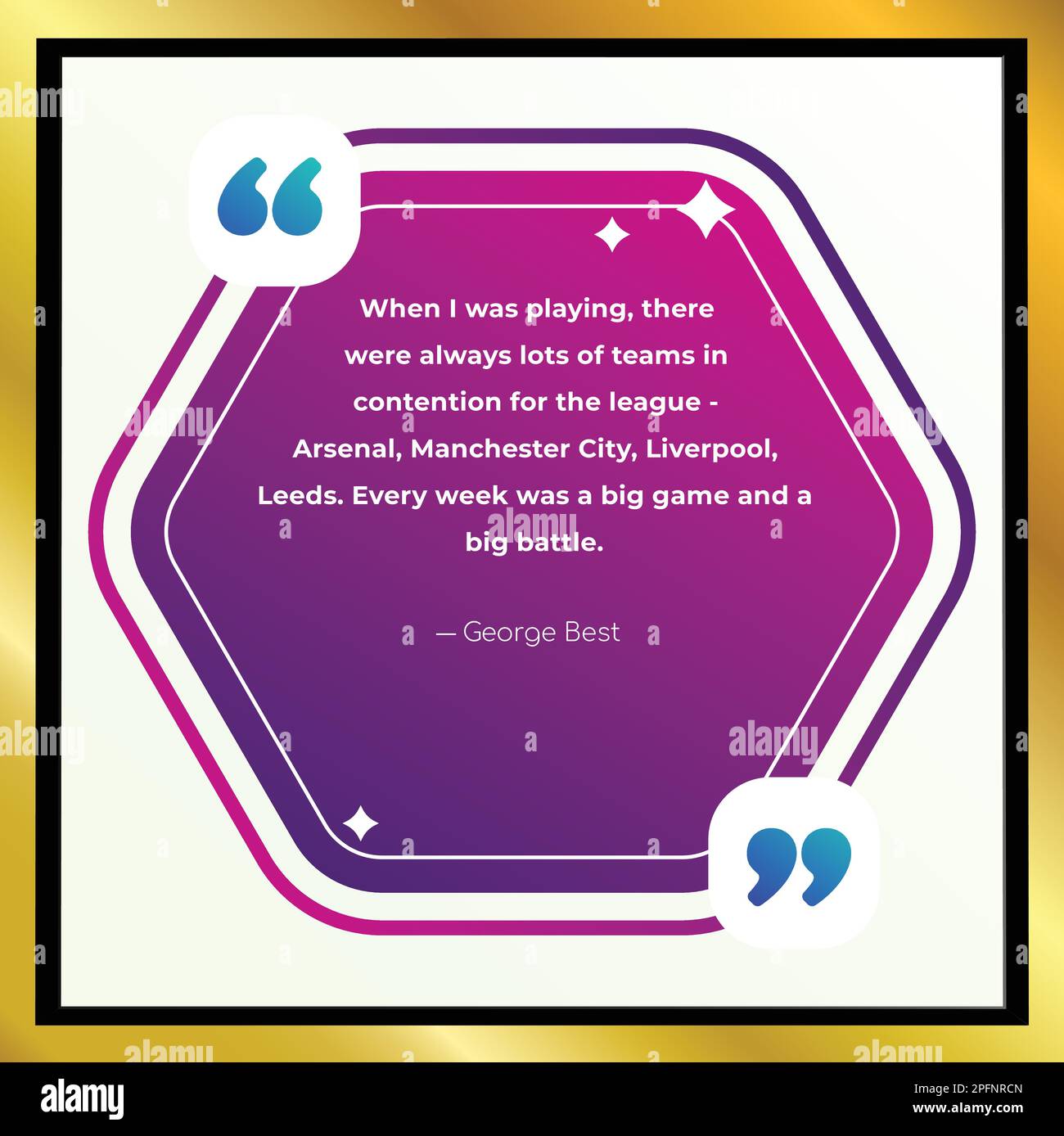 George best quotes hi-res stock photography and images - Alamy