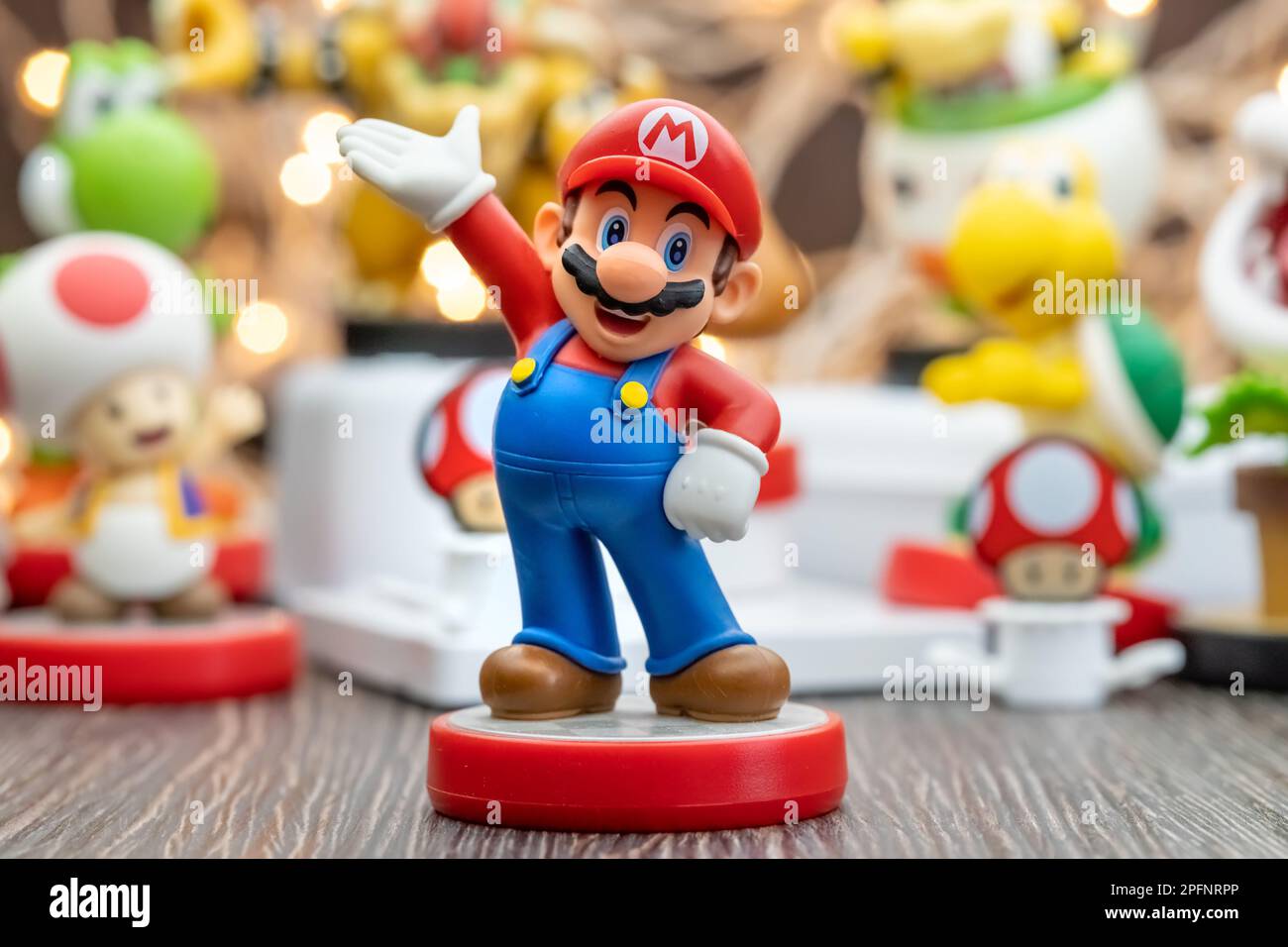 MOSCOW, RUSSIA - September 08, 2022: Super Mario Bros figure character ...