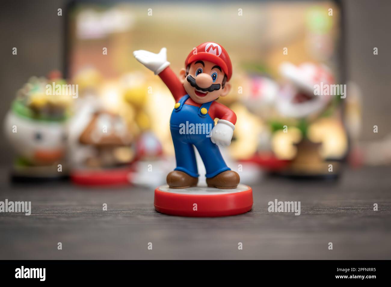 MOSCOW, RUSSIA - September 08, 2022: Super Mario Bros figure character ...