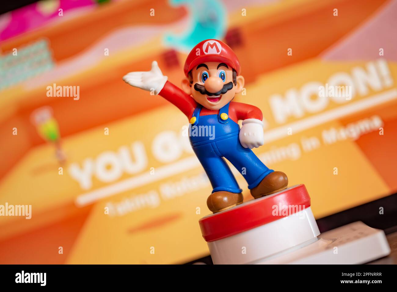 MOSCOW, RUSSIA - September 08, 2022: Super Mario Bros figure character ...