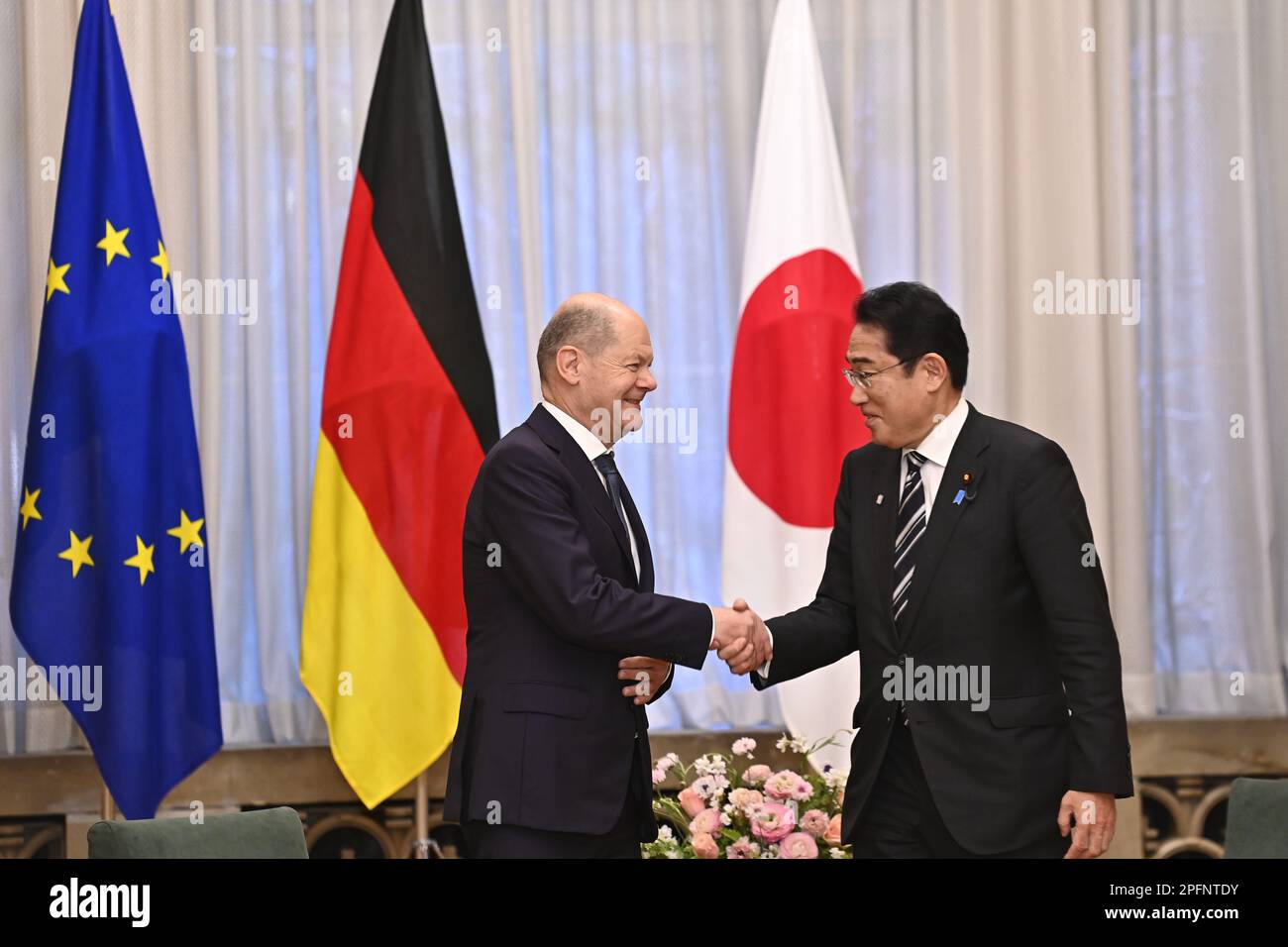 Kioicho, Japan. 18th Mar, 2023. TOKYO, JAPAN - MARCH 18 : Chancellor of ...