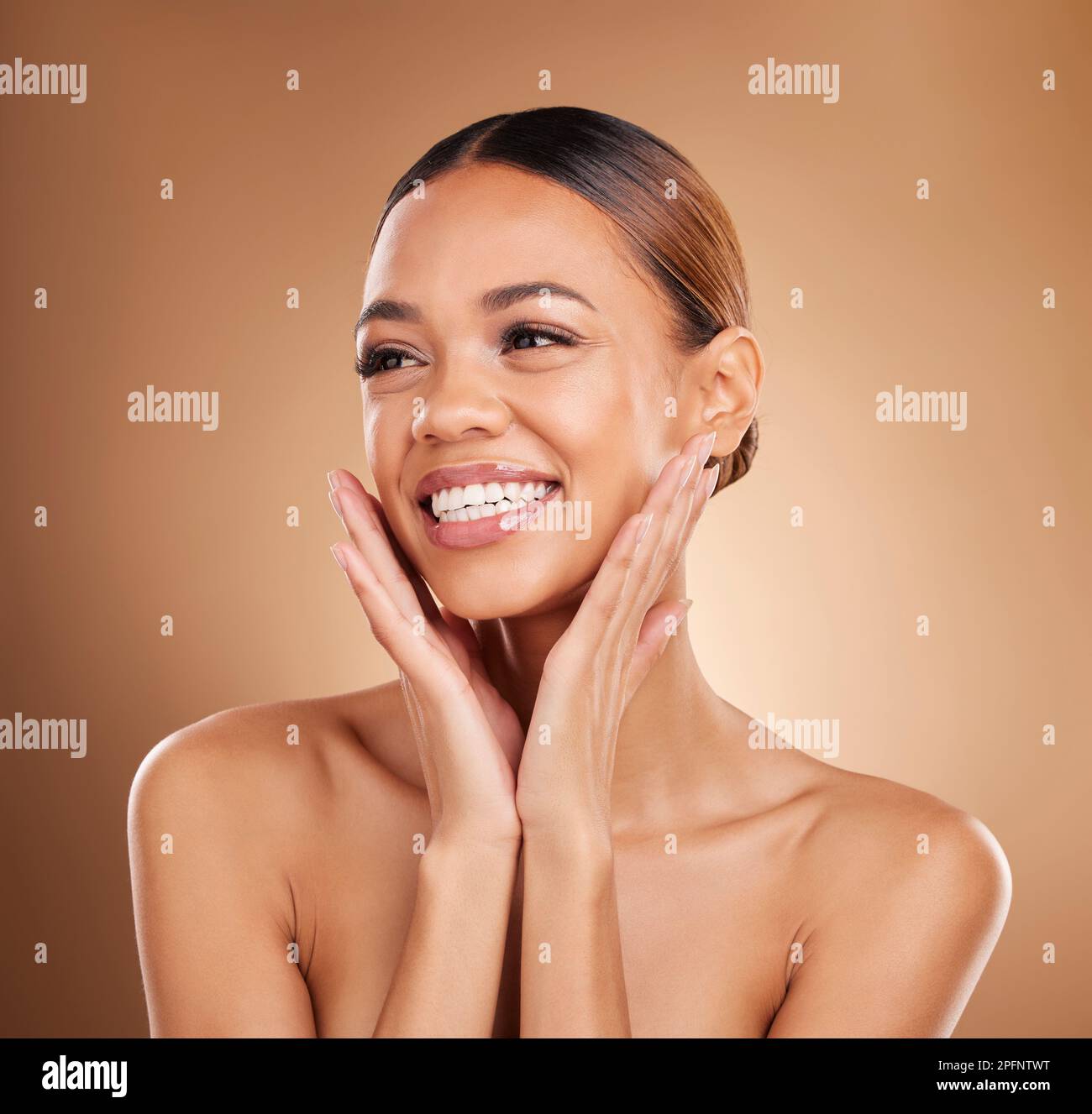 Skincare Beauty Wellness And Woman With Soft Skin From Facial And