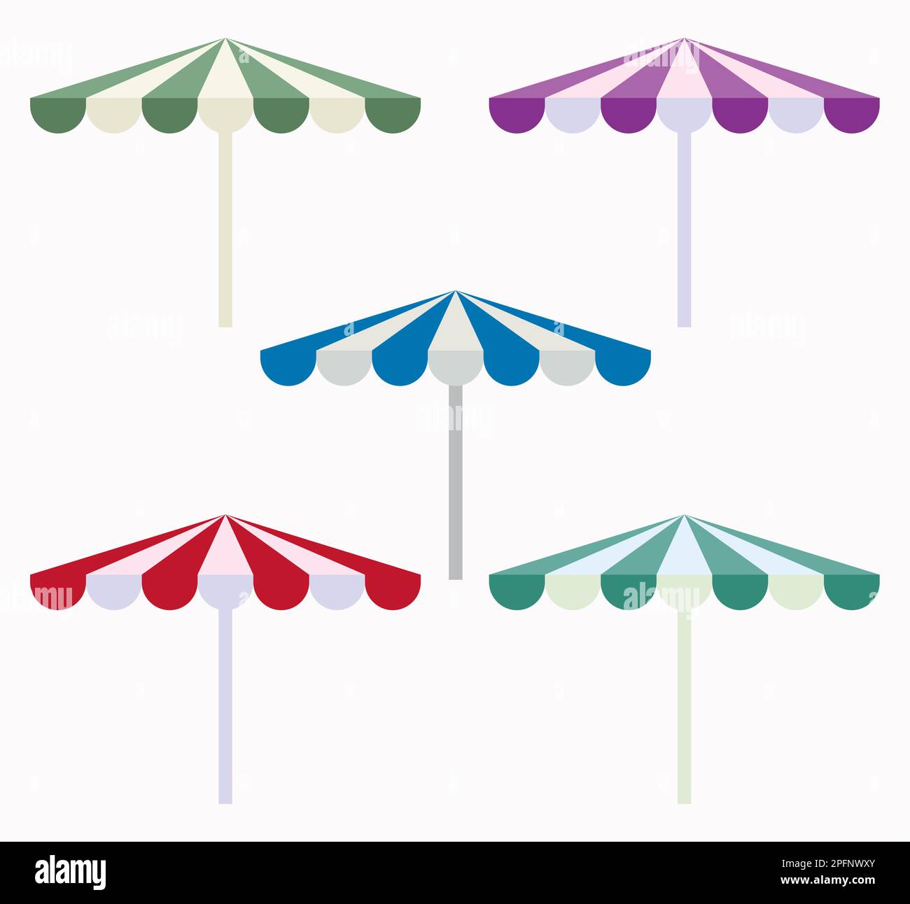 Garden parasol shadow Stock Vector Images - Alamy