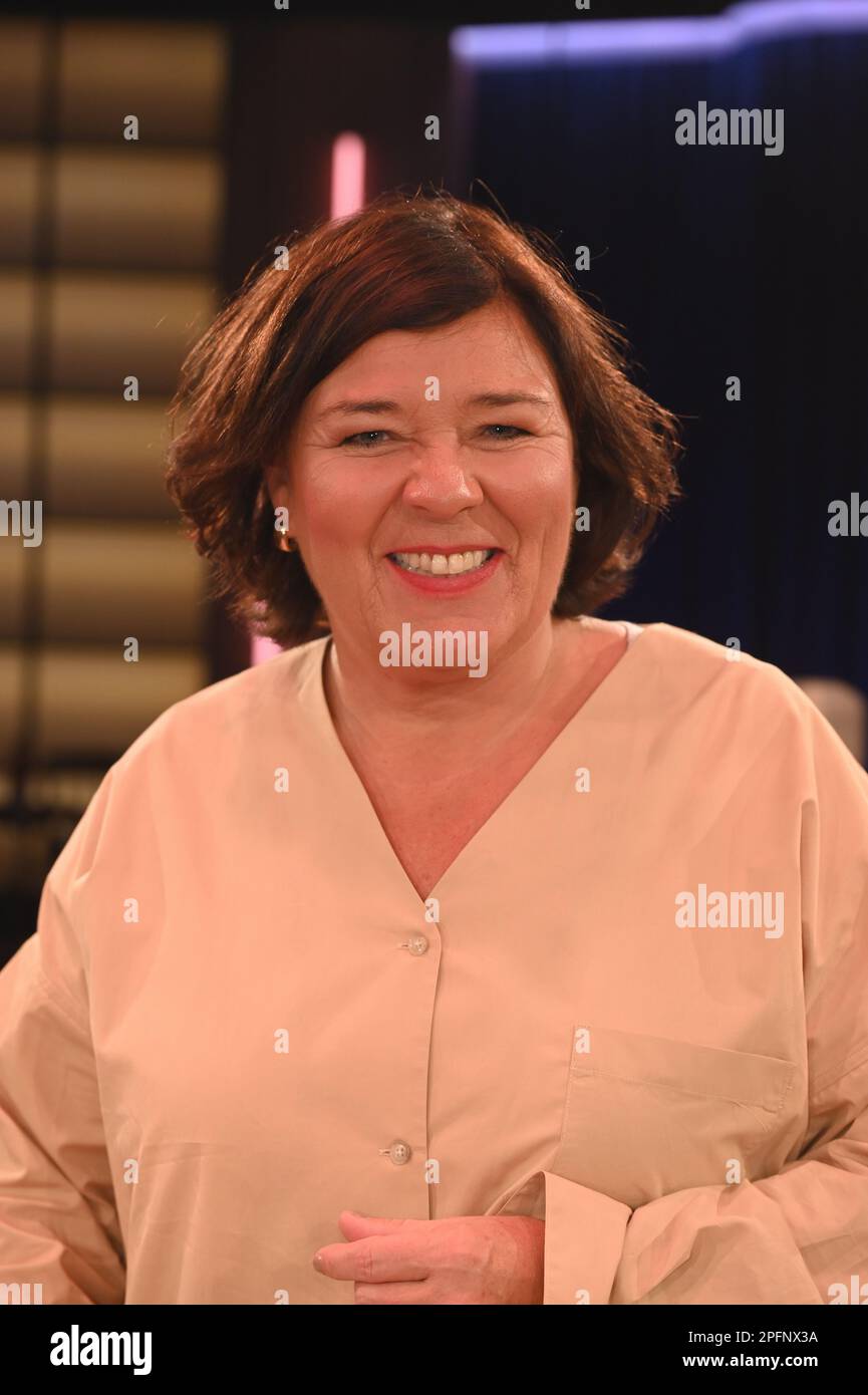 Cologne, Germany. 17th Mar, 2023. Presenter Vera Int-Veen as a guest on ...