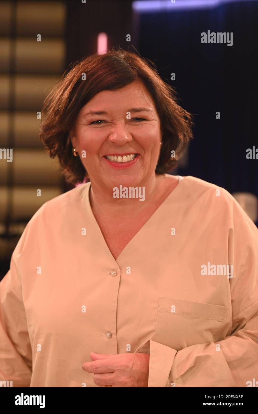 Cologne, Germany. 17th Mar, 2023. Presenter Vera Int-Veen as a guest on ...