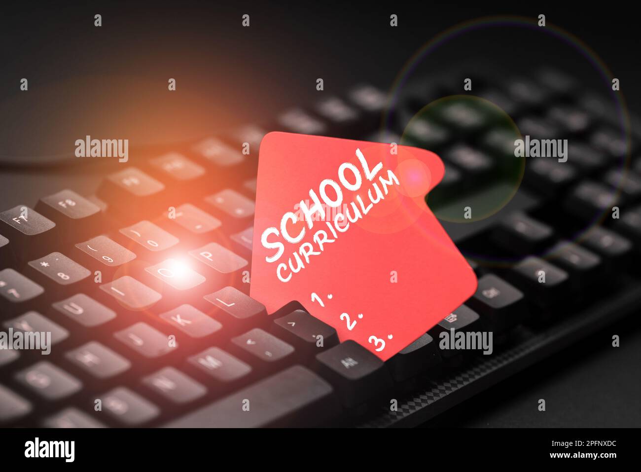 Conceptual caption School Curriculum. Business showcase designed to ...