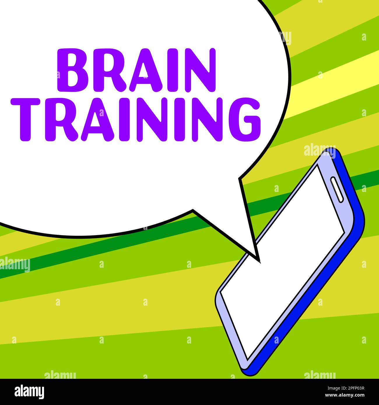 Writing displaying text Brain Training. Business approach mental ...