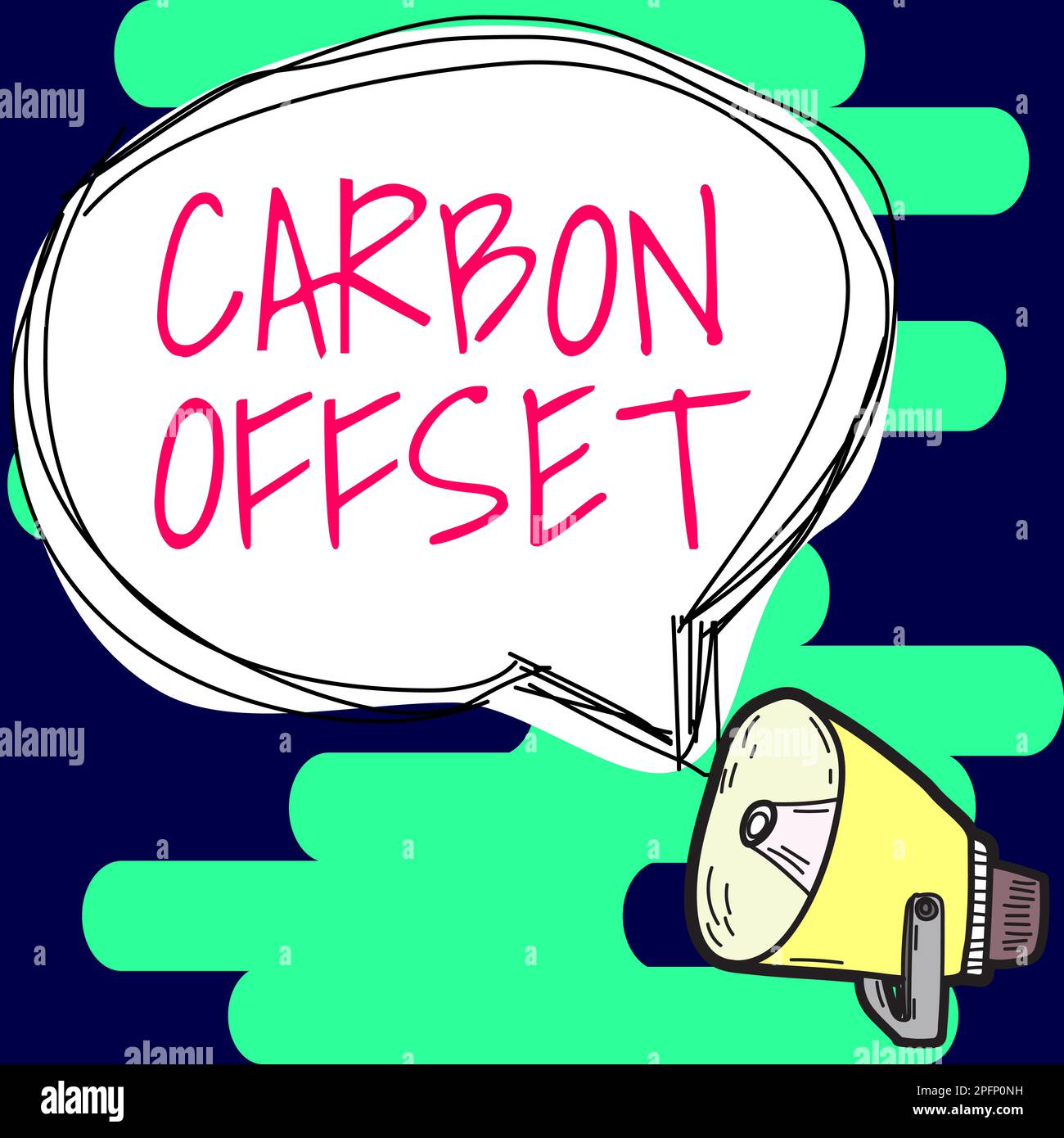 Handwriting text Carbon Offset. Business concept Reduction in emissions ...