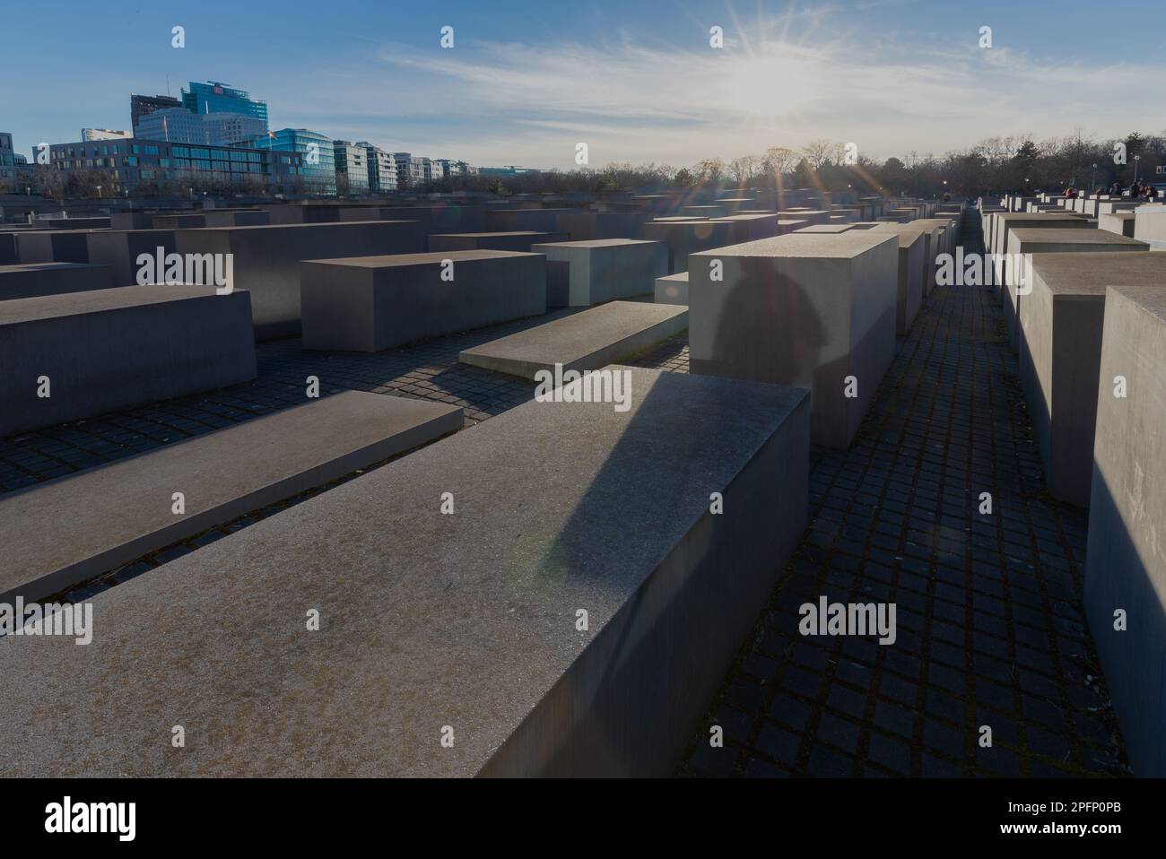 The Memorial to the Murdered Jews of Europe also known as the Holocaust ...