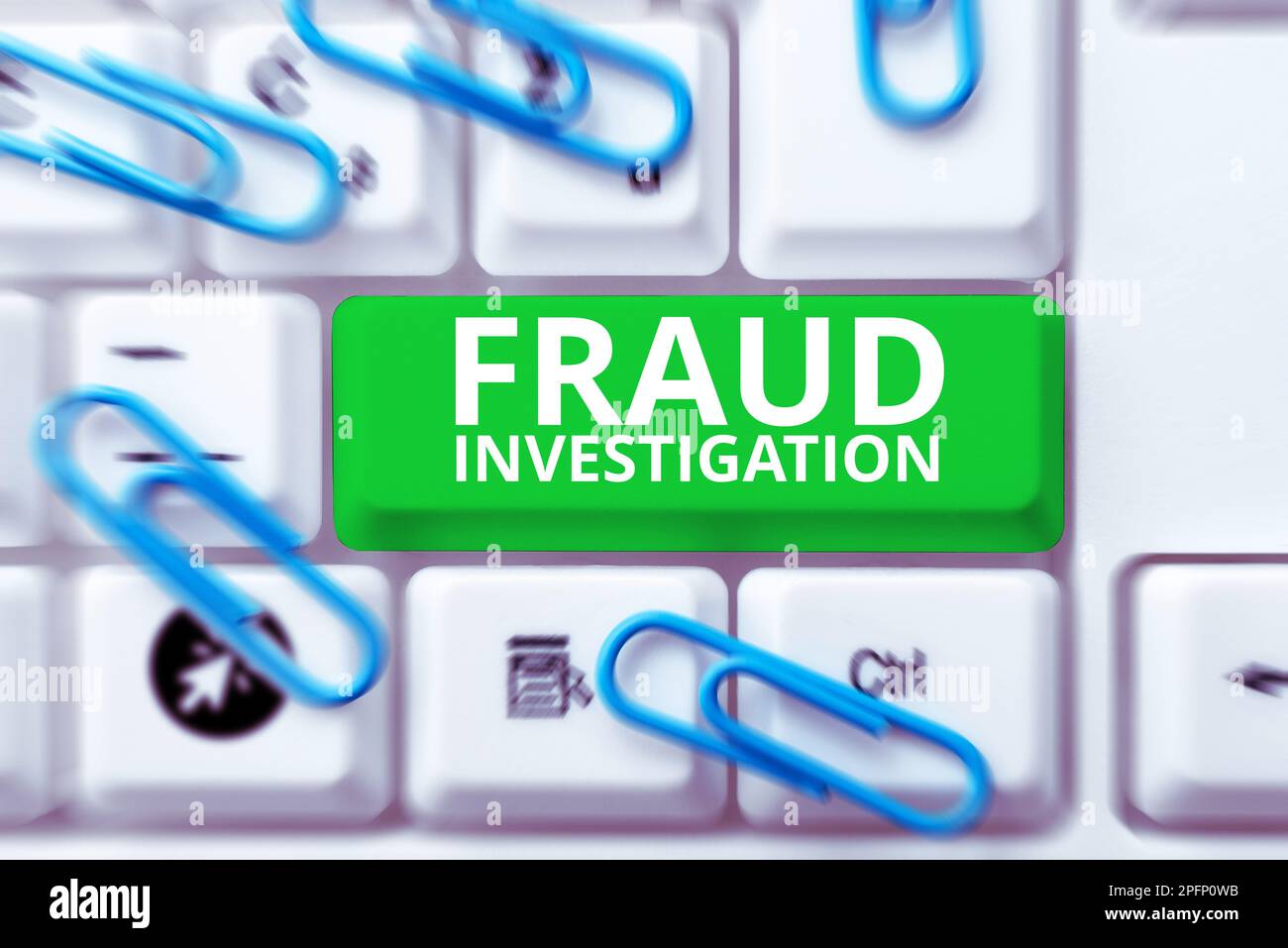 Handwriting text Fraud Investigation. Internet Concept process of ...