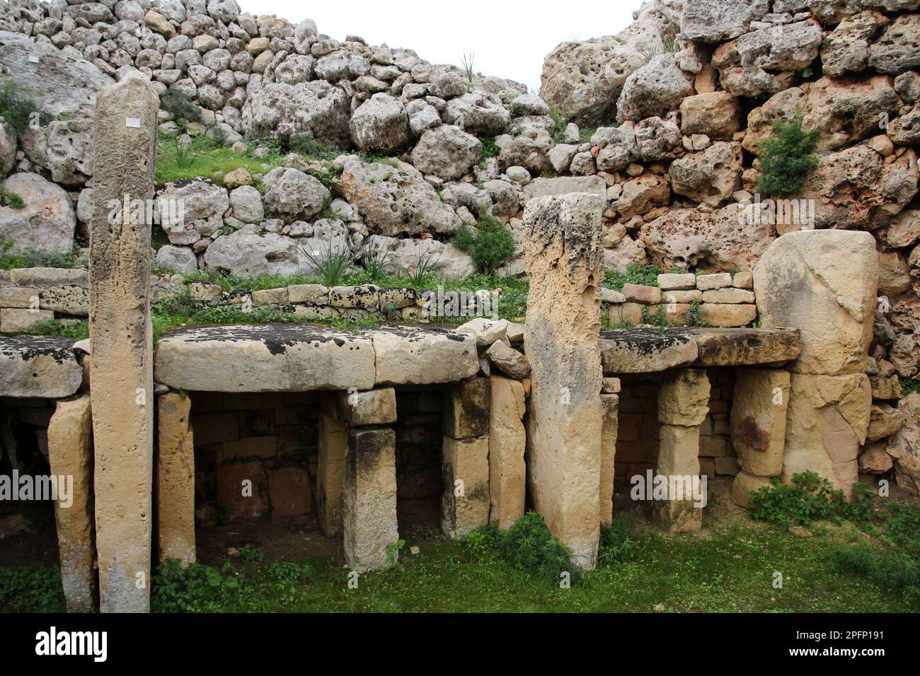 The Megalithic Temple Complex Ġgantija, Gozo, Malta Stock Photo - Alamy